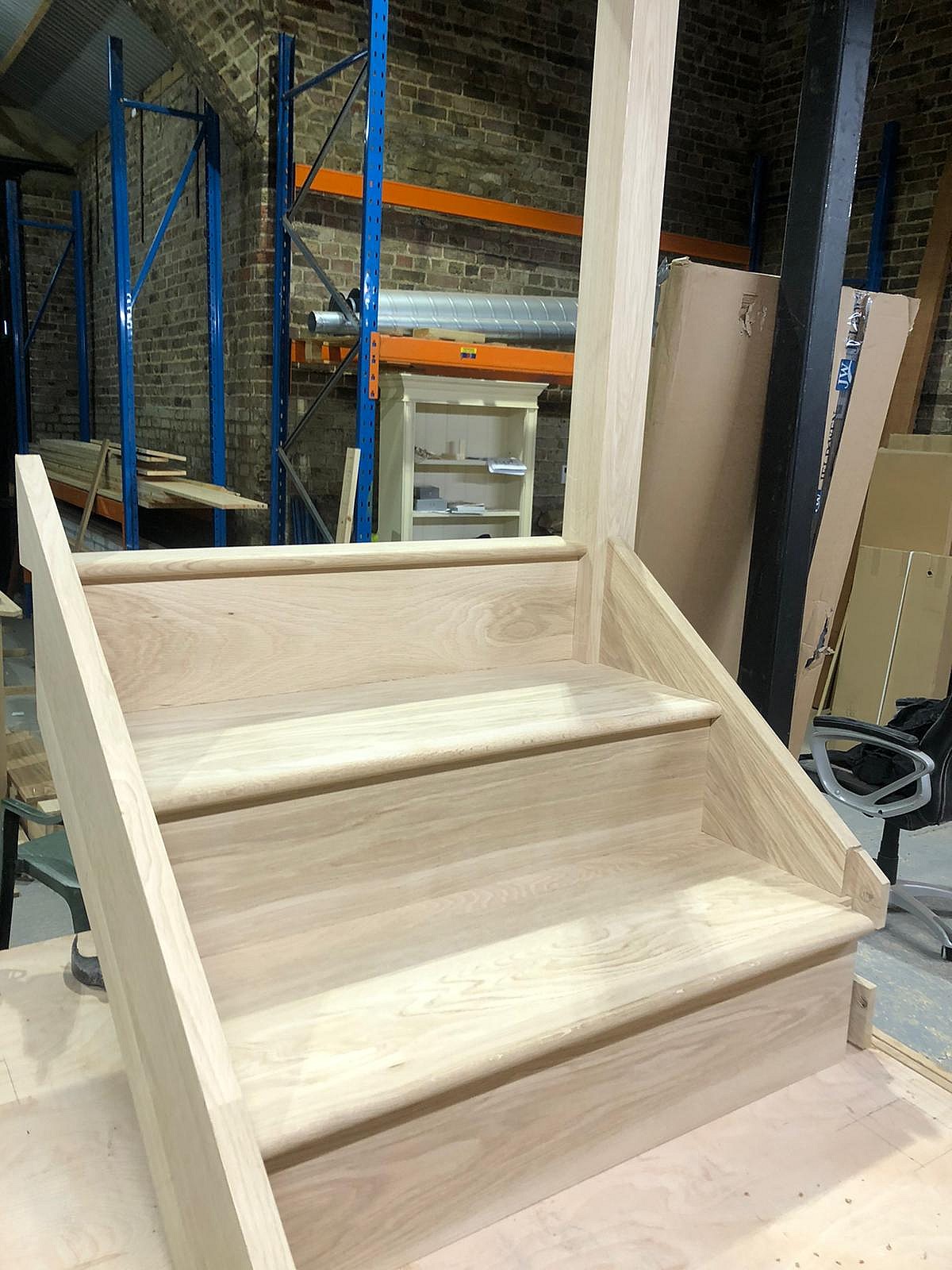 Create a Bespoke Staircase: White Oak Posts, Handrails & Spindles. Get ...