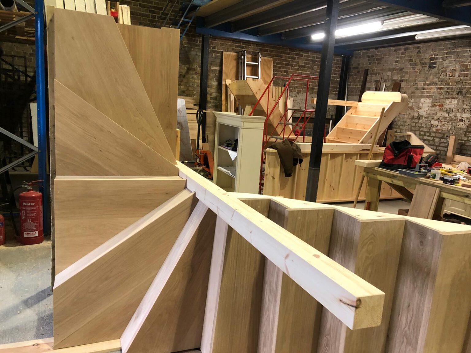 Bespoke oak tread staircase - London - DAB Stairs