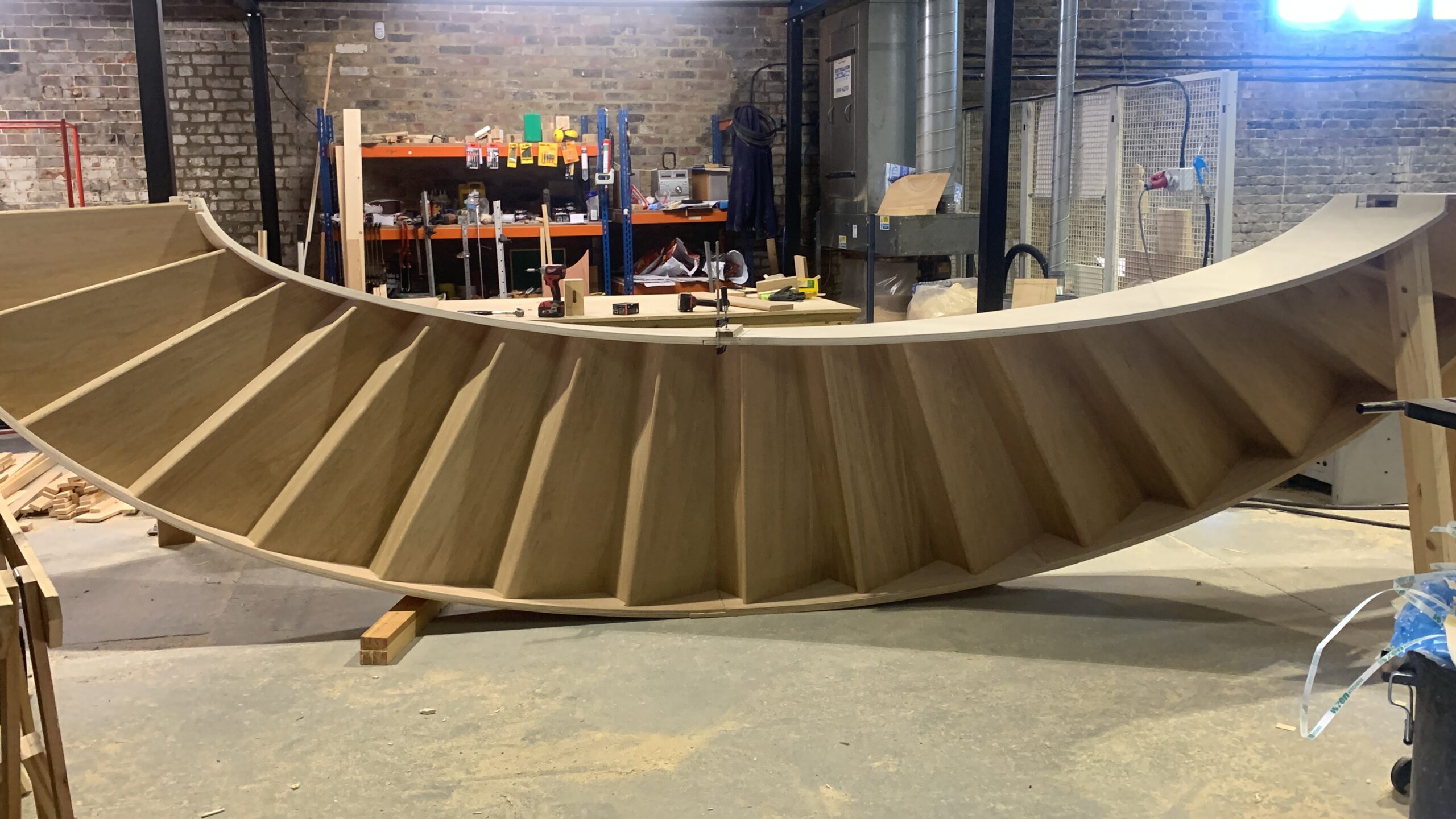 Bespoke Curved Oak Staircase - DAB Stairs